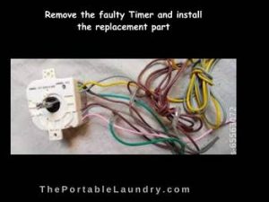 How to replace the timer switch in a Washing Machine?