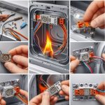 How to replace the flame sensor in a dryer?