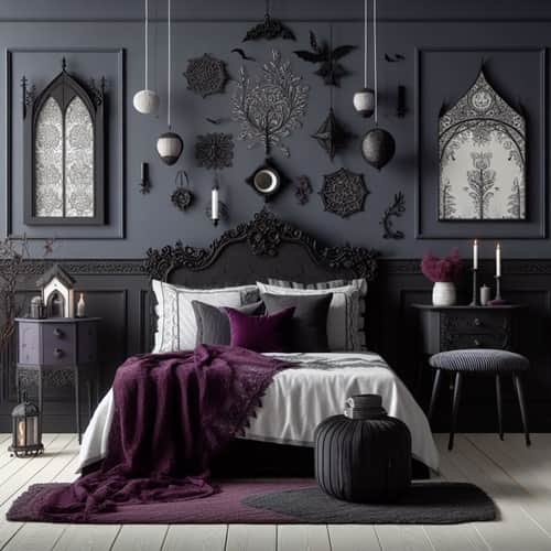 13 Whimsy Goth Bedroom Trends for a Stunning Makeover!