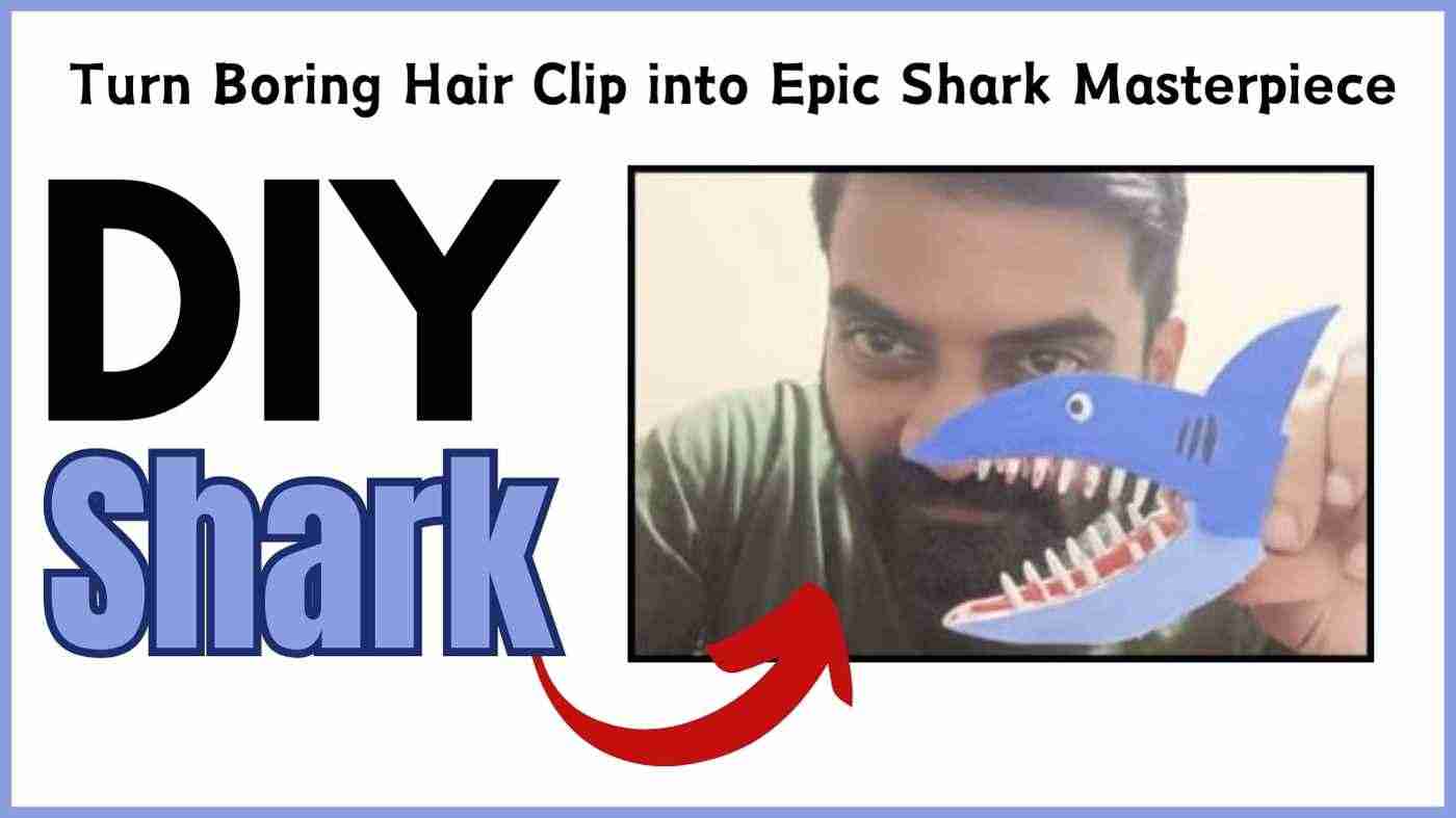 Crafty Shark: Turn Boring Hair Clip into Epic Masterpiece