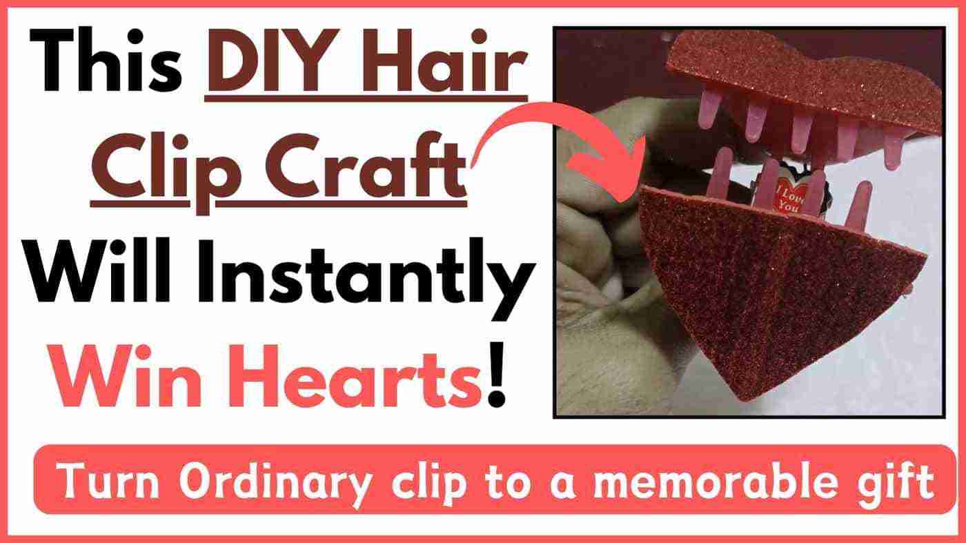 This DIY Hair Clip Craft Will Win Hearts Instantly!