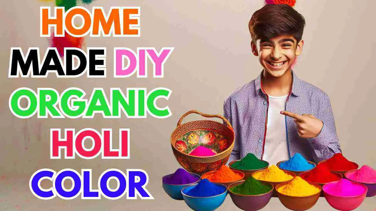 DIY Homemade Organic Holi Color (Using Veggies & Food Color)