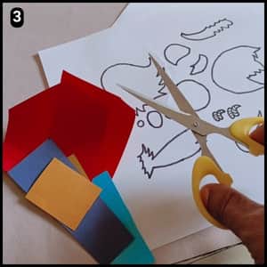 Colorful Paper Parrot Craft For kids (With Template)