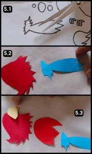 Colorful Paper Parrot Craft For kids (With Template)