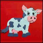 Paper Cow Craft for Kids (Printable Template Included)