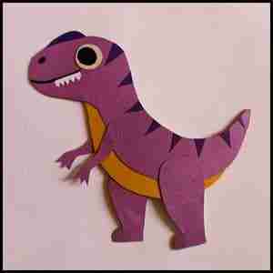 This Paper Dinosaur Craft For Kids Will Blow Your Mind!