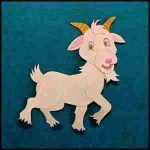 Paper Goat Craft For Kids (Printable Template Included)