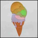 Paper Ice Cream Craft For Kids (Free Template Included)
