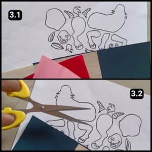 Paper Goat Craft For Kids (Printable Template Included)