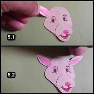 Paper Goat Craft For Kids (Printable Template Included)