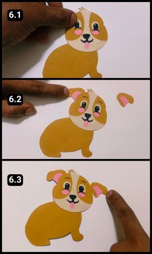 Paper Puppy Craft For Kids (Includes Dog Craft Template)