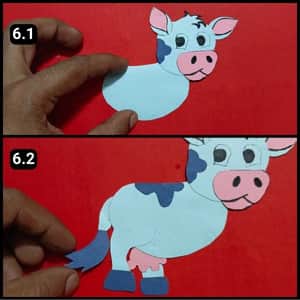Paper Cow Craft for Kids (Printable Template Included)