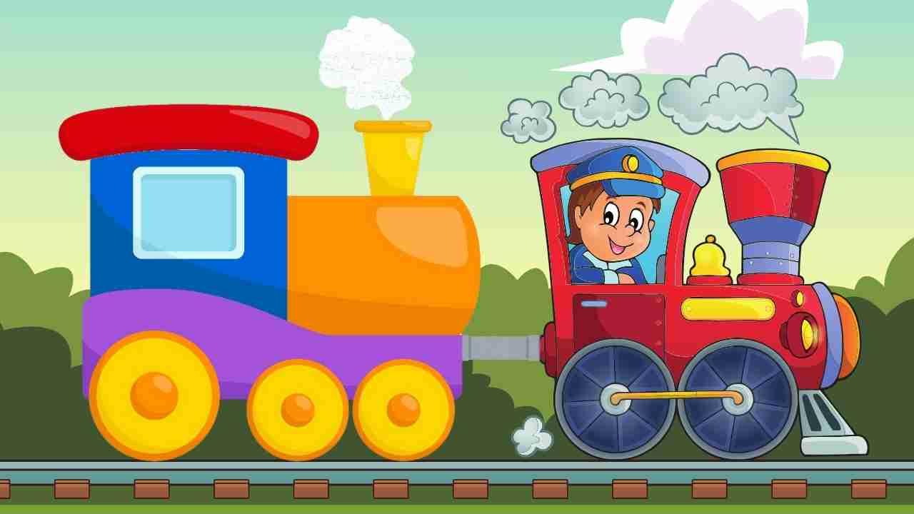 Train Engine: Paper Locomotive Craft for KIDS