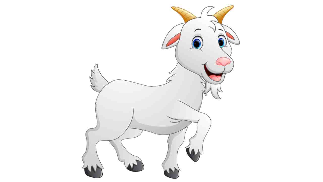 Paper Goat Craft For Kids (Printable Template Included)