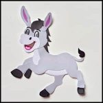 Paper Donkey Craft for Kids (Free Template)
