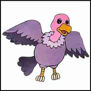 Paper Vulture Craft for Kids (With Printable Template)