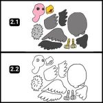 Paper Vulture Craft for Kids (With Printable Template)