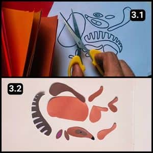 Paper Numbat Craft for Kids (With Free Template)