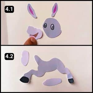 Paper Donkey Craft for Kids (Free Template)