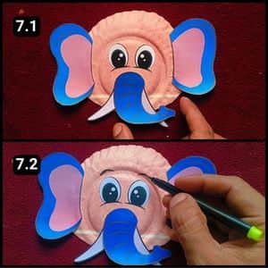 Easy Paper Plate Elephant Craft for Kids (With Template)