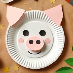 Adorable Paper Plate Pig Craft for KIDS (Oinktastic Fun)
