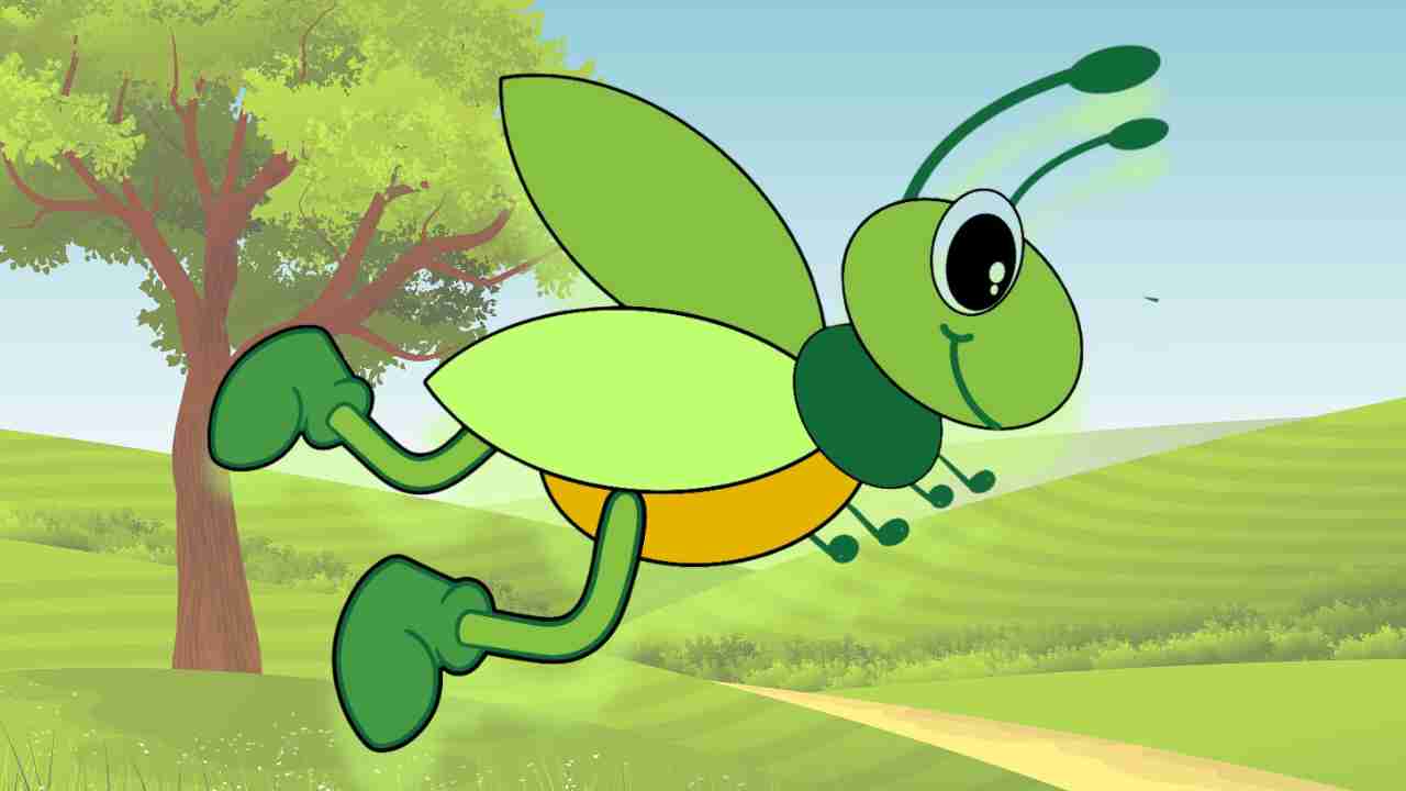 Printable Grasshopper Craft Template With Instructions