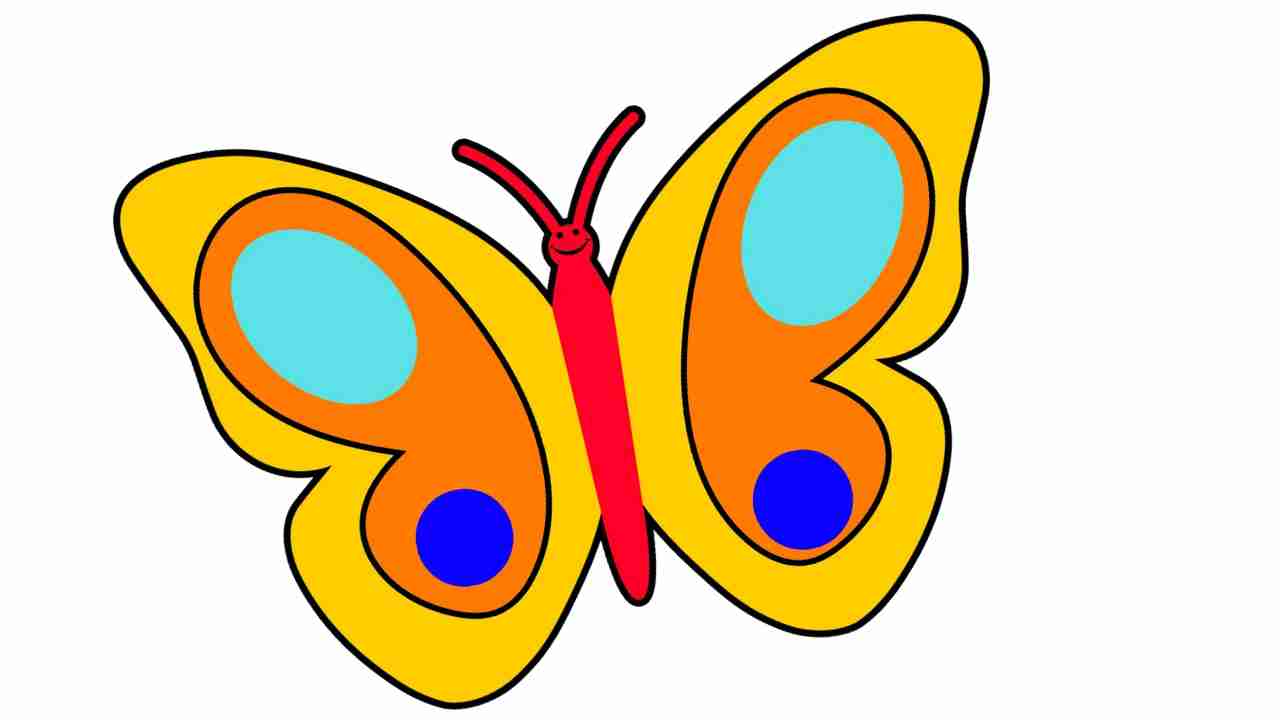 Easy Paper Butterfly Craft for Kids (Includes Template)