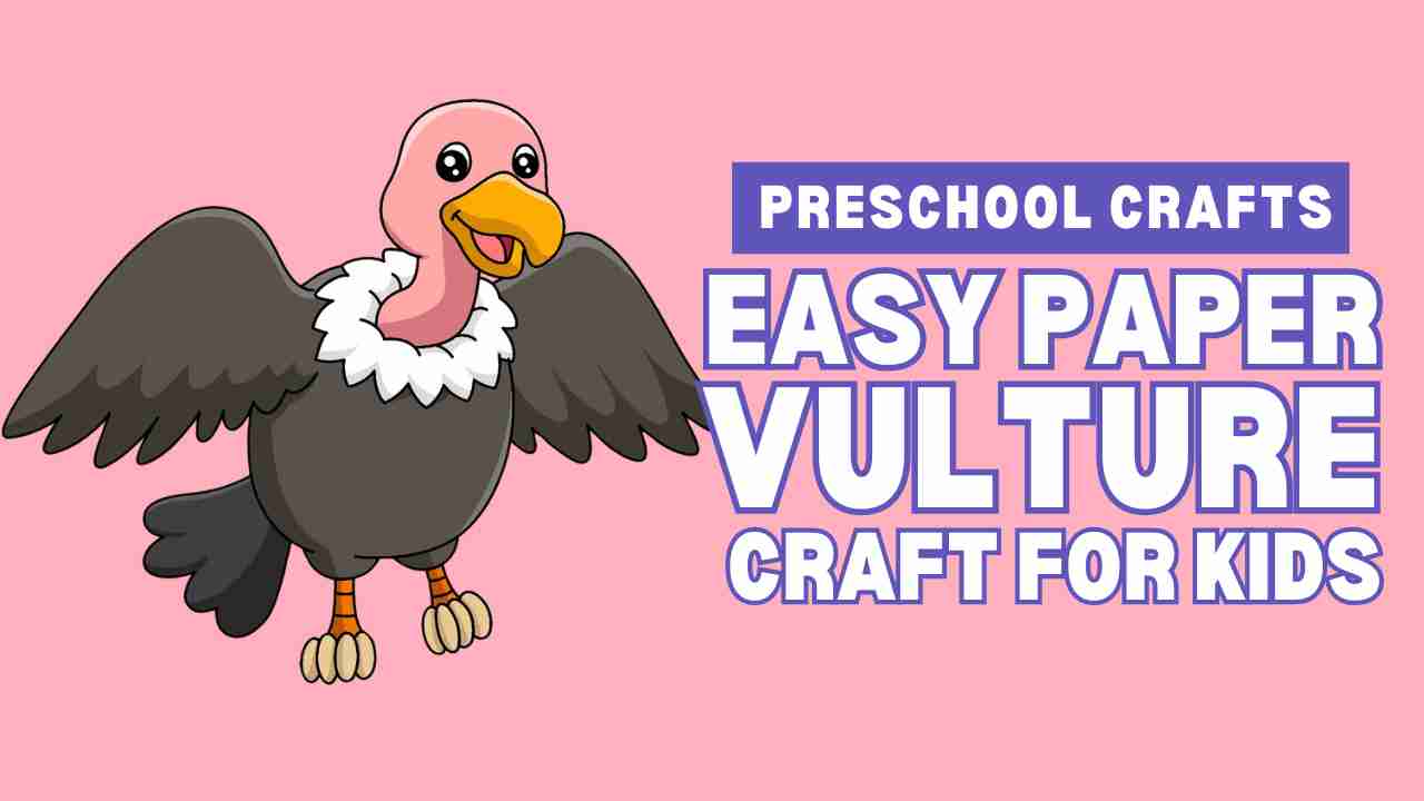 Paper Vulture Craft for Kids (With Printable Template)