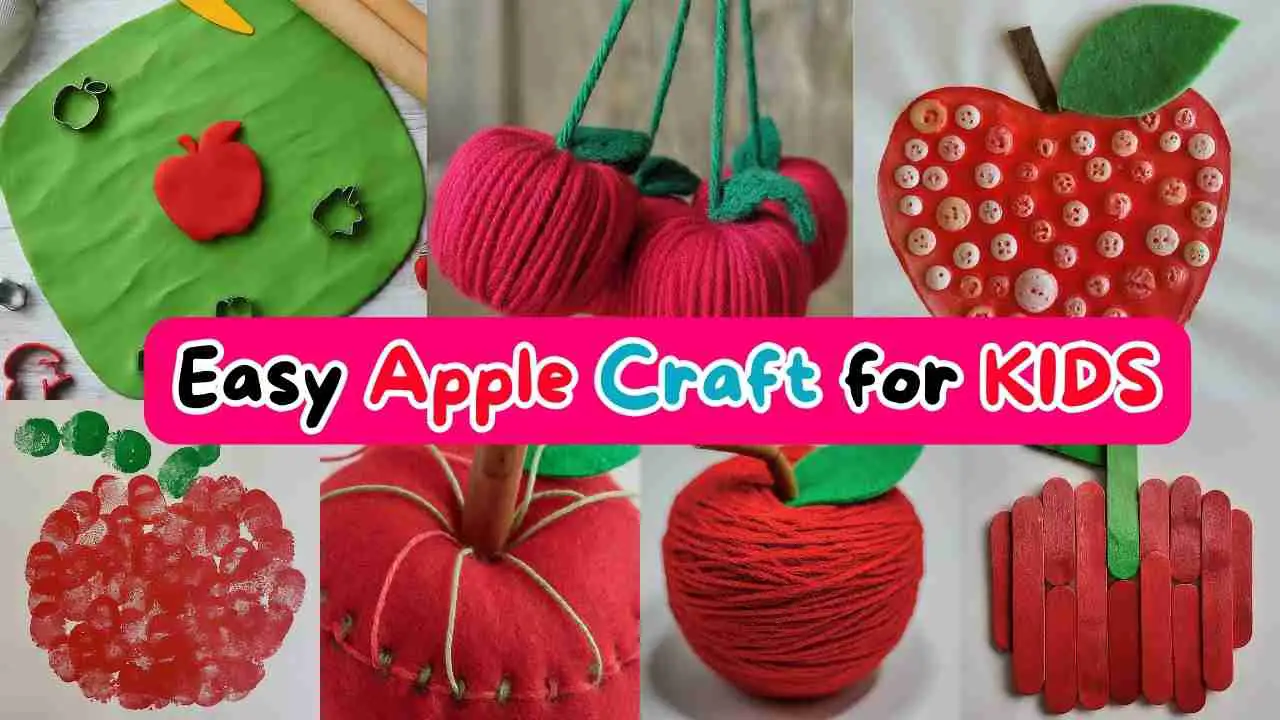 13 Surprisingly Simple Apple Crafts for KIDS
