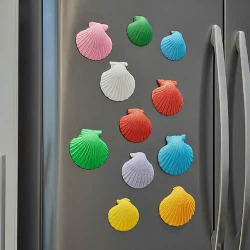 11 DIY Seashell Magnets for Your Fridge