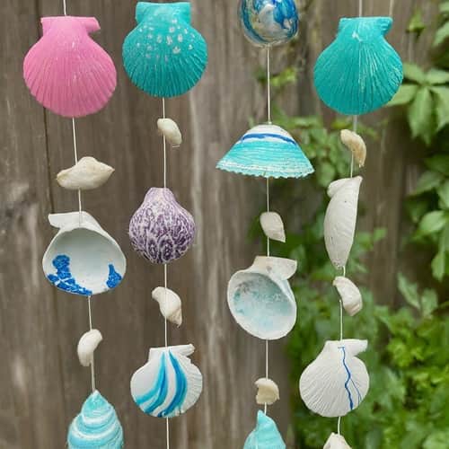 12 Cool DIY SeaShell Wind Chimes for a Beachy Vibe