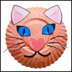Paper Plate Cat Craft for Kids (Includes template)