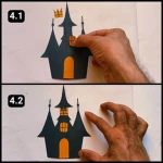 Halloween Castle Craft For KIDS (Includes Template)