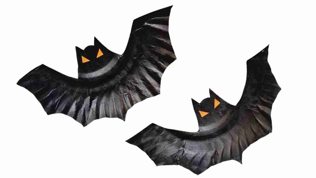 Paper Plate Bat Craft for Halloween's Day (Kids Craft)
