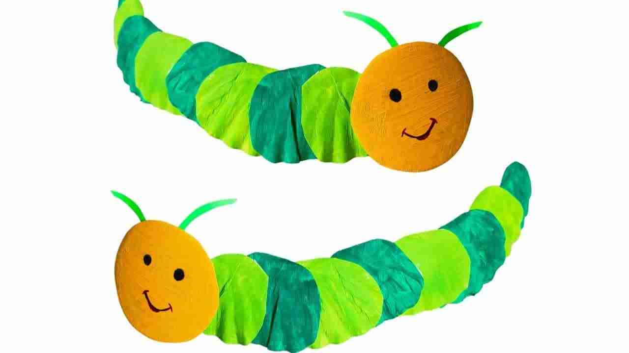 Easy Paper Plate Caterpillar Craft for Kids