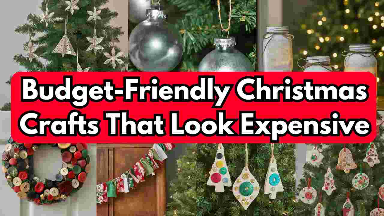 16 Budget Friendly Christmas Crafts That Look Expensive