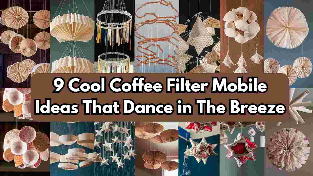 9 Cool Coffee Filter Mobile Ideas That Dance in The Breeze