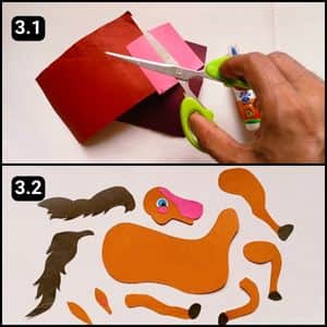 Paper Horse Craft For Kids (With Free Template)
