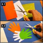Easy Handprint Indian Flag Craft for Independence Day