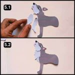 Easy Paper Wolf Craft for KIDS (With Free Template)