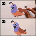 Quail: Paper Quail Craft for KIDS (With Template)