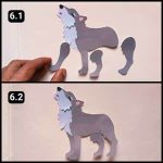 Easy Paper Wolf Craft for KIDS (With Free Template)