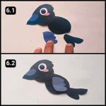 Paper Crow Craft for KIDS (Includes Template)
