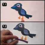Paper Crow Craft for KIDS (Includes Template)