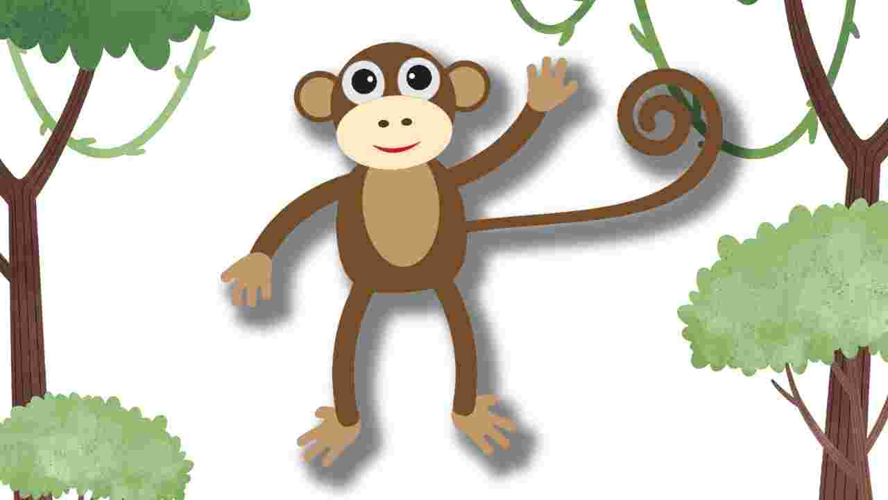 Paper Monkey Craft for KIDS (With Printable Template)