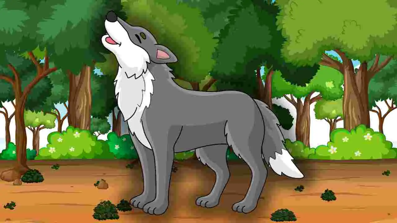 Easy Paper Wolf Craft for KIDS (With Free Template)