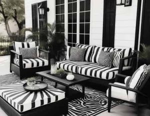 10 Bold Black And White Patio Decor Ideas Under Budget