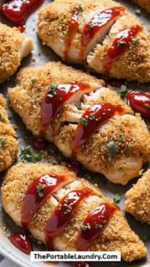 Candy Cane Chicken Bake With Cranberry (Christmas Main)