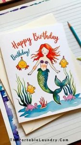 15 Stunning Watercolor Birthday Cards That Steals the Show