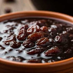 Caraway Seed Rye Bread Pudding with Raisin Sauce For Christmas
